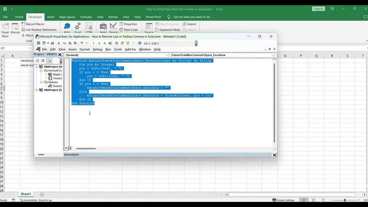 How To Extract Text After First Comma Or Space In Excel How To Extract Text After First Comma Or Space In Excel