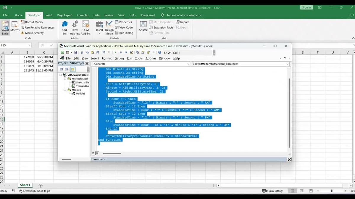 How To Convert Military Time To Standard Time In Excel how-to-convert-military-time-to-standard-time-in-excel