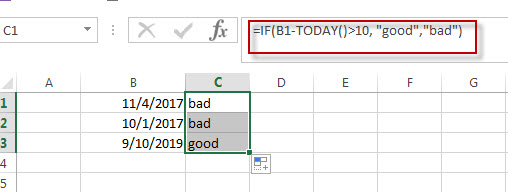 Excel IF Function With Dates Free Excel Tutorial
