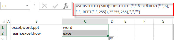 How To Extract Text Between Commas In Excel Free Excel Tutorial