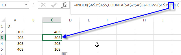 How To Reverse A List Or Range In Excel Free Excel Tutorial