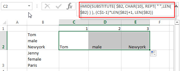 How To Split Multiple Lines From A Cell Into Rows Free Excel Tutorial