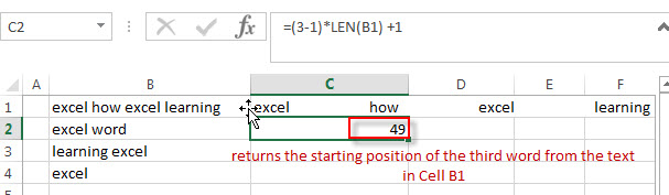 How To Extract Nth Word From Text String In Excel Free Excel Tutorial