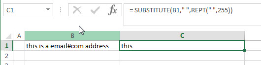 How To Extract Word That Containing A Specific Character In Excel 