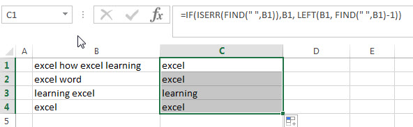 How To Get First Word From Text String In Excel Free Excel Tutorial