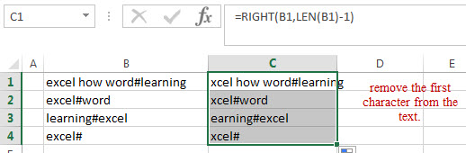 How To Remove Front Characters In Excel To Know The Code Of The 