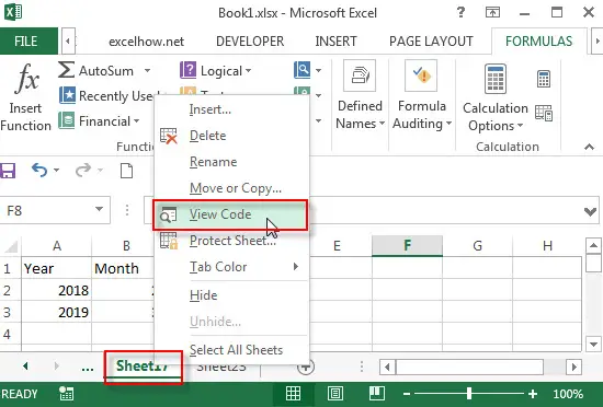 How To Unhide Hide Rows Or Columns With A Cell Double Click In Excel 