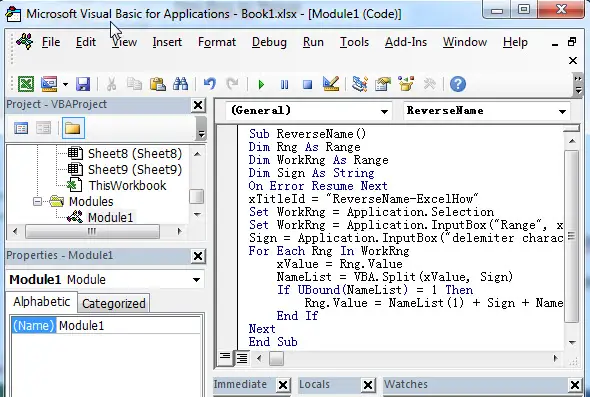 How to Reverse First Name and Last Name in Excel - Free Excel Tutorial