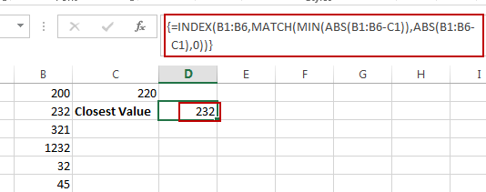 Find Closest Value Or Nearest Value In A Range In Excel Free Excel 
