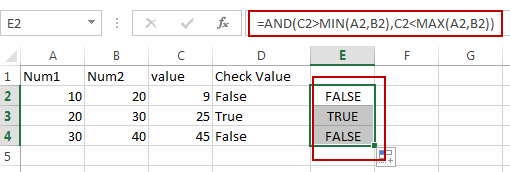 How To Check If Value Is Between Two Numbers In Excel Free Excel Tutorial