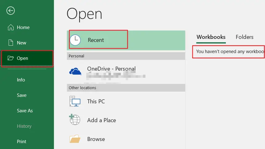 How To Clear Or Disable The Recent Workbook List In Excel Free Excel 