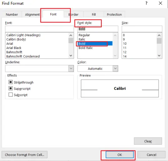 How To Delete All Bold Text In Excel