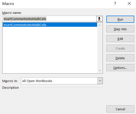 How To Insert A Comment Into Multiple Cells In Excel Free Excel Tutorial