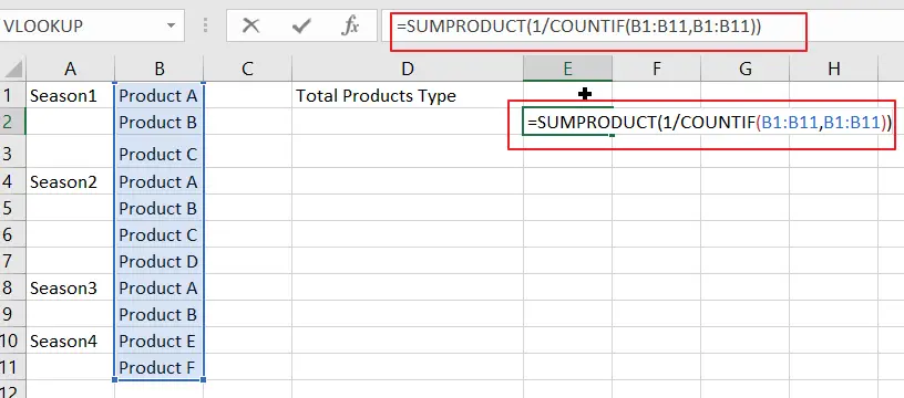How To Count Only Unique Values Excluding Duplicates In Excel Free 