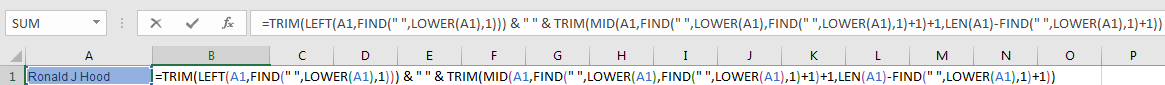  How To Remove Middle Name From Full Name In Excel Free Excel Tutorial
