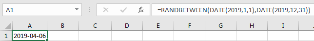 How To Generate Random Date In Excel Free Excel Tutorial