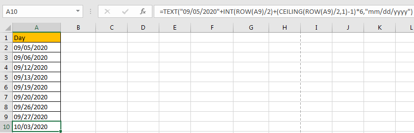How To Auto Fill Weekdays Or Weekends In Excel Free Excel Tutorial