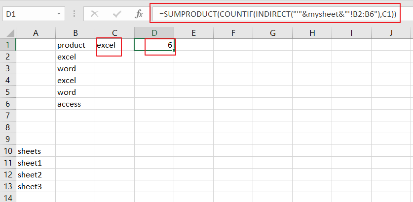 How To Count Occurrences In Entire Workbook In Excel Free Excel Tutorial